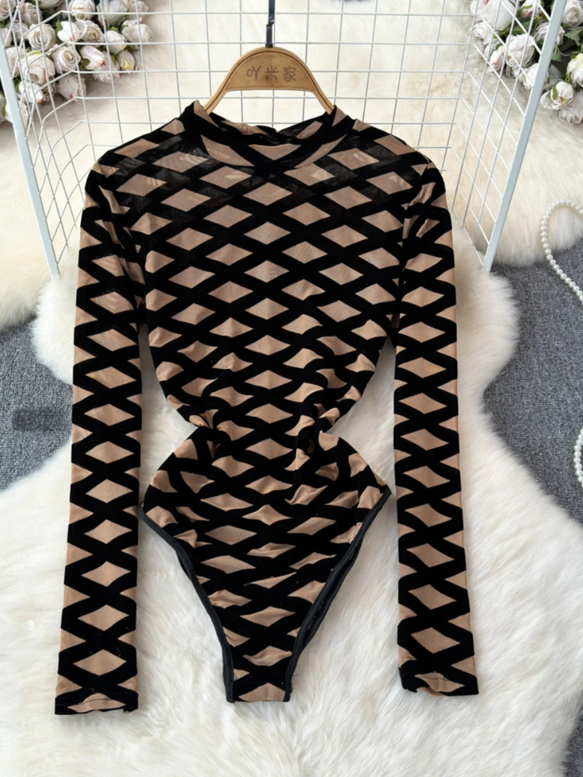 geometric bodysuit